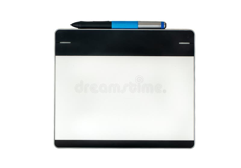 Graphic tablet isolate stock image. Image of desk, graphical - 149548071