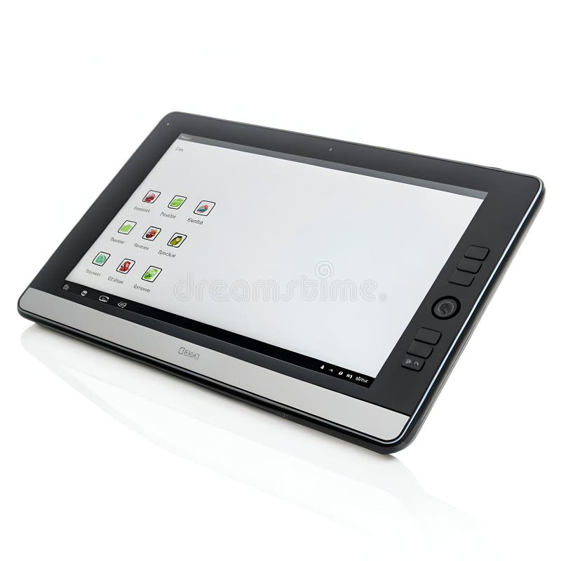 Graphic Tablet Isolated on White Background - Digital Drawing Tool ...