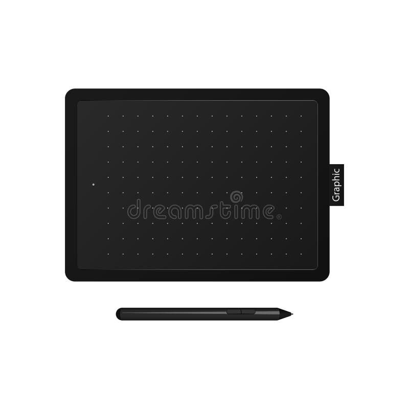 Tablet PC Isolated on White Background Vector Illustration Stock Vector ...