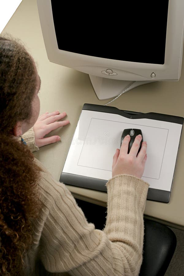 Graphic Tablet & Mouse stock photo. Image of college - 488336