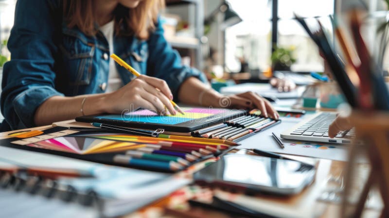 Graphic Tablets Bundled with Creative Software Stock Illustration ...