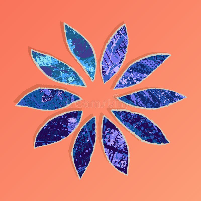 Torn Paper Decorative Design Template or Background Stock Vector ...