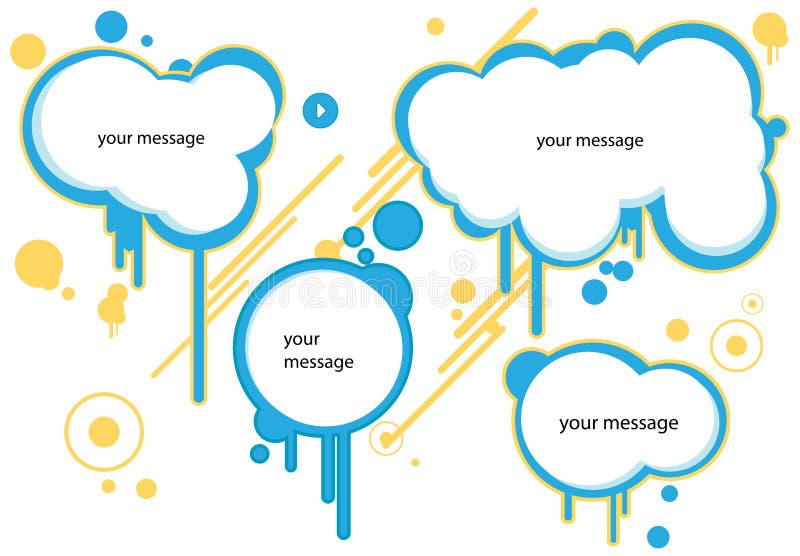 Financial message graphic stock illustration. Illustration of mumps ...