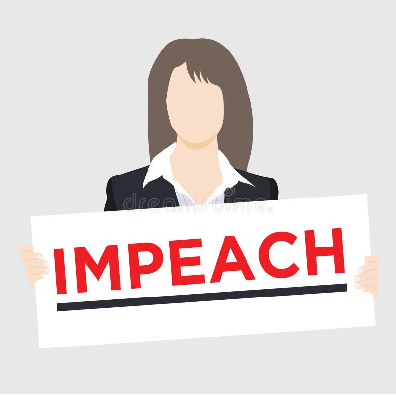Graphic To Impeach the President Stock Vector - Illustration of action ...