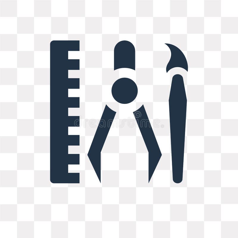 Graphic Tool Vector Icon Isolated on Transparent Background, Graphic ...