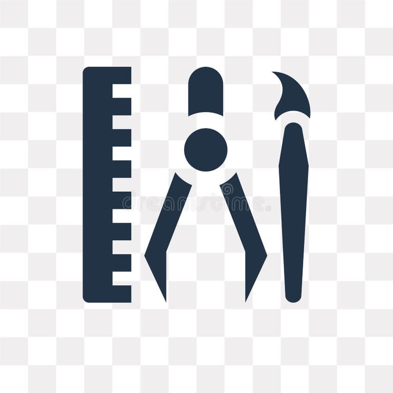 Graphic Tool Vector Icon Isolated on Transparent Background, Graphic ...
