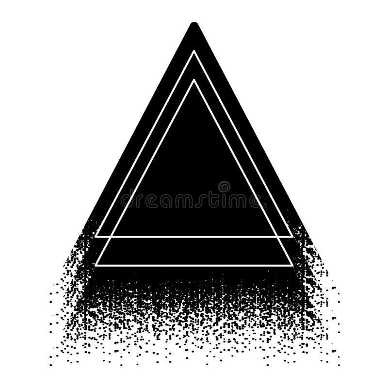 Graphic triangular shape stock vector. Illustration of copy - 97395137