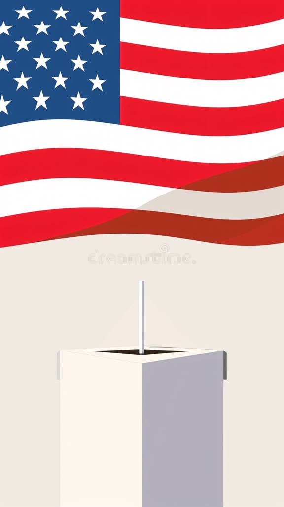 The Graphic for the USA Candidate Win Stock Image - Image of president ...