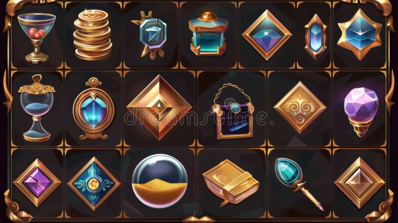 Graphic User Interface for a daily Game Reward in a RPG. Screen Gui ... Graphic User Interface for a daily Game Reward in a RPG. Screen Gui ...