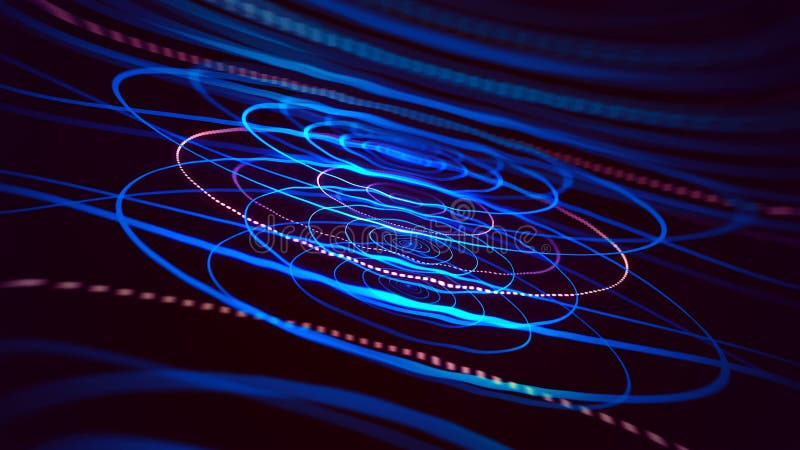 Visualization Vibration Waves Stock Illustrations – 658 Visualization ...