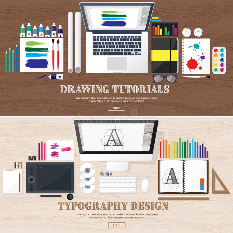 Graphic Web Design. Drawing and Painting. Development. Illustration ...