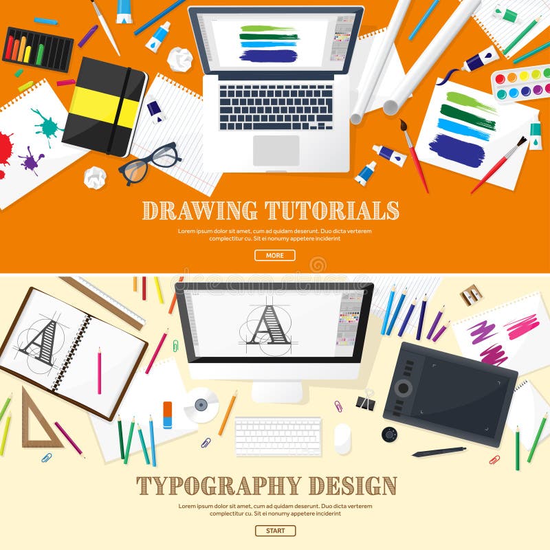 Graphic Web Design. Drawing and Painting. Development. Illustration ...
