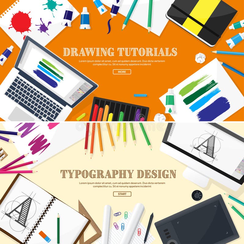 Graphic Web Design. Drawing and Painting. Development. Illustration ...