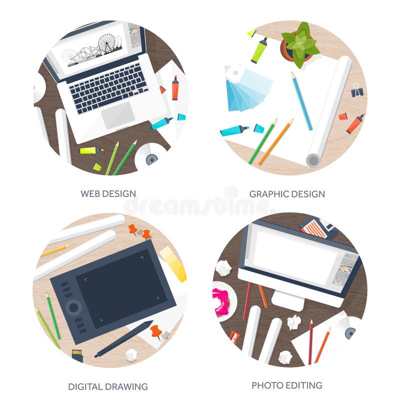 Graphic Web Design. Drawing and Painting. Development. Illustration ...