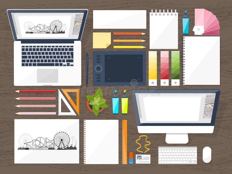 Graphic Web Design. Drawing and Painting. Development. Illustration ...