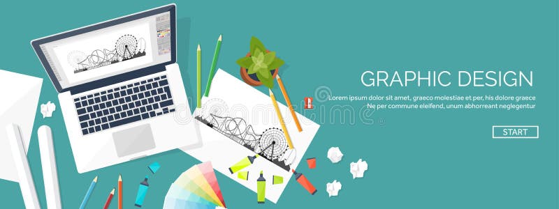 Graphic Web Design. Drawing and Painting. Development. Illustration ...