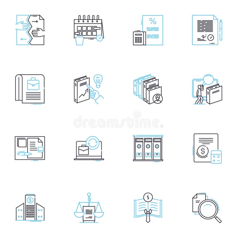 Graphic Writing Linear Icons Set. Ypography, Design, Layout ...