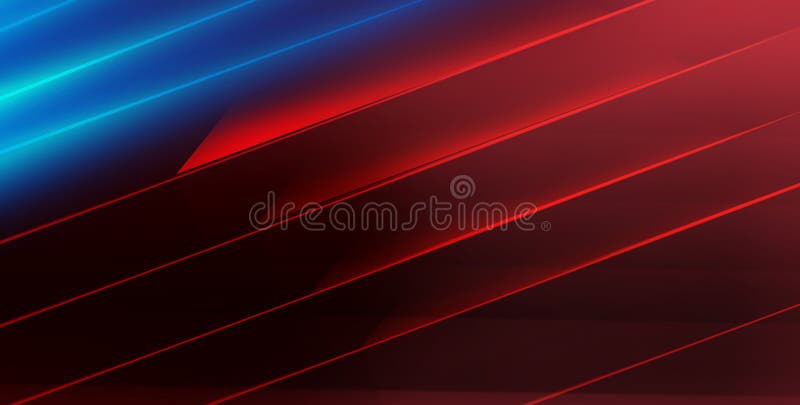 3d Rendering of a Graphical Abstract Light Effect Red Background Stock ...