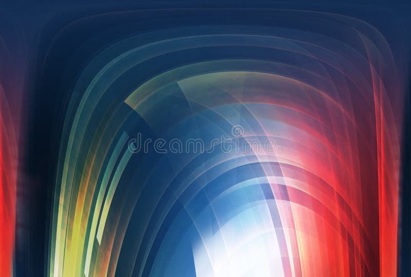 Abstract Background of Interlacing Colorful Graphical Lines in a ...