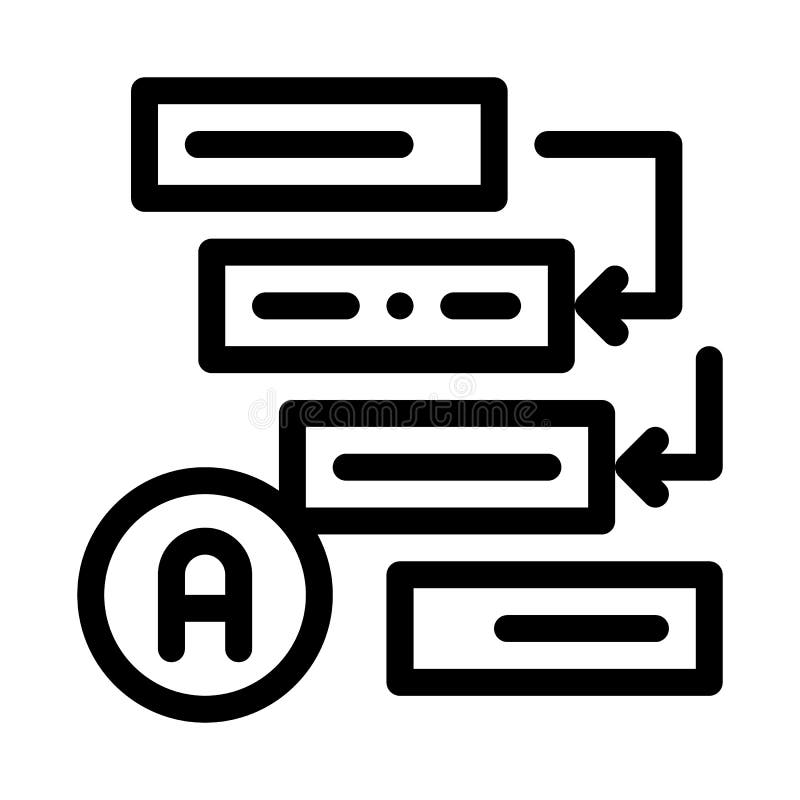 Graphical Automatic Algorithm Icon Vector Outline Illustration Stock ... Graphical Automatic Algorithm Icon Vector Outline Illustration Stock ...