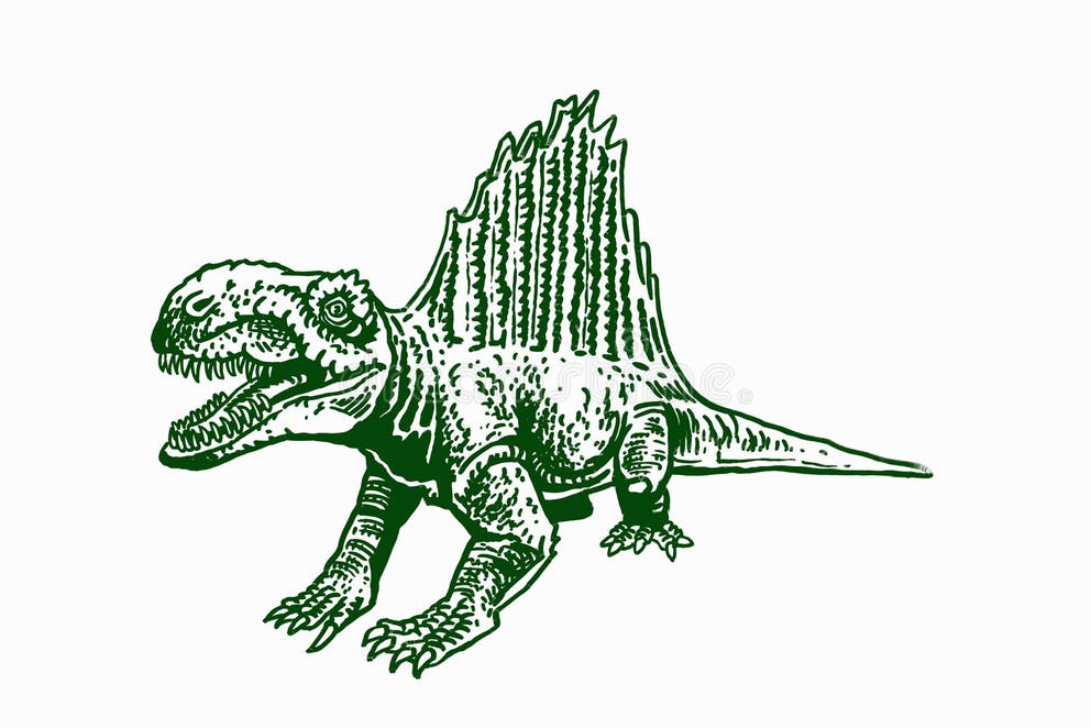 Graphical Color Spinosaurus , Vector Illustration,angry Dinosaur Stock ...