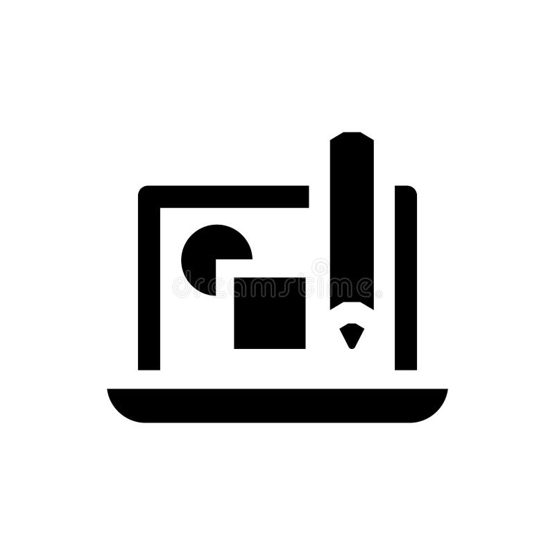 Graphical design icon stock vector. Illustration of creative - 223996599