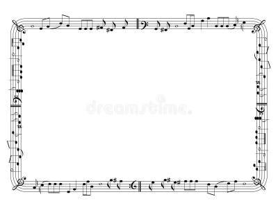 Graphical music frame stock vector. Illustration of musical - 23740095