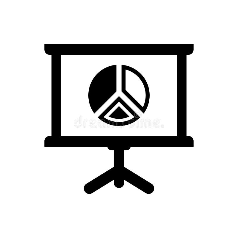 Graphical Presentation Icon Stock Vector - Illustration of ...