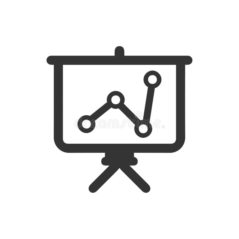 Graphical report icon stock vector. Illustration of icon - 174678968