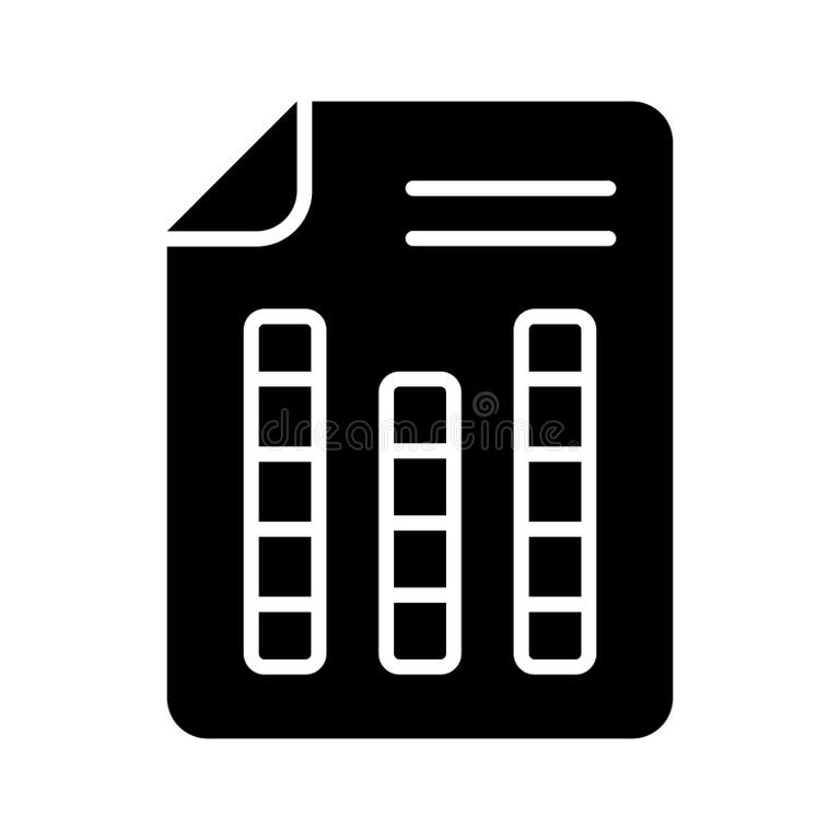 Graphical Representation of a Business Report, Modern Vector of Data ...