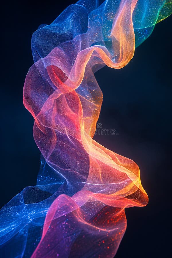 Graphical Representation of a Coloured Sine Wave. AI Generative Stock ... Graphical Representation of a Coloured Sine Wave. AI Generative Stock ...