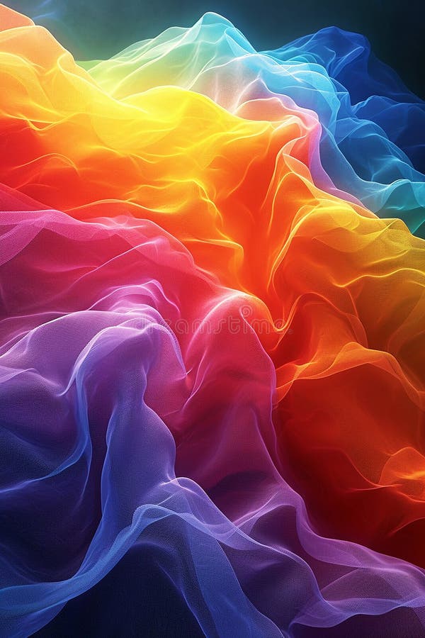 Graphical Representation of a Coloured Sine Wave. AI Generative Stock ... Graphical Representation of a Coloured Sine Wave. AI Generative Stock ...