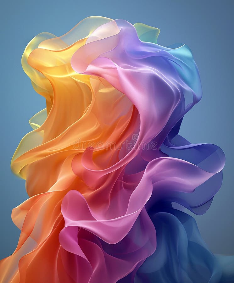 Graphical Representation of a Coloured Sine Wave. AI Generative Stock ... Graphical Representation of a Coloured Sine Wave. AI Generative Stock ...