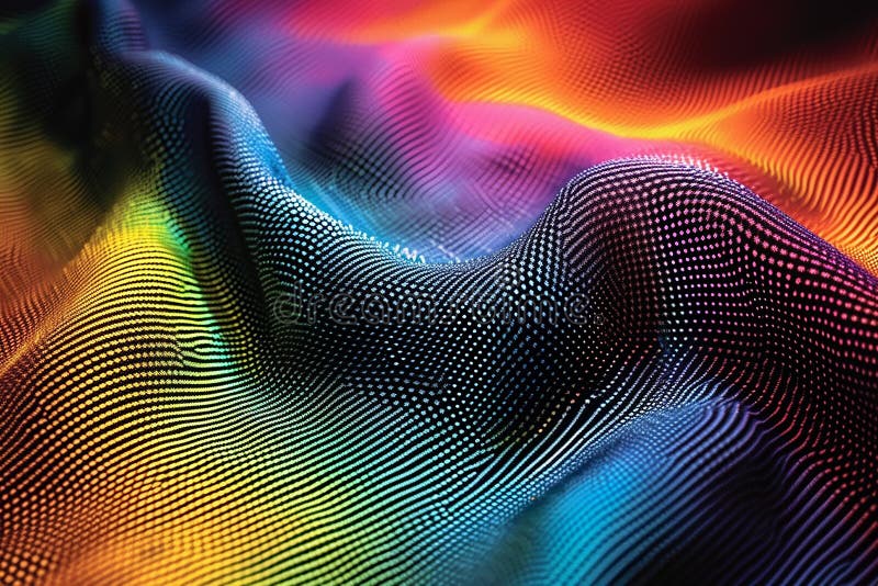 Graphical Representation of a Coloured Sine Wave. AI Generative Stock ... Graphical Representation of a Coloured Sine Wave. AI Generative Stock ...