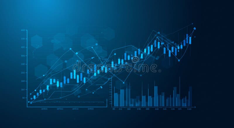 Graphical Representation of Data with a Blue Color Scheme, Showing an ...