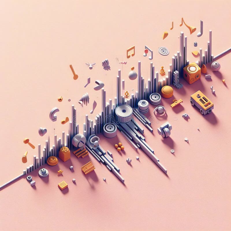 A Graphical Representation of a Favorite Sound or Phrase in Wa Stock ...