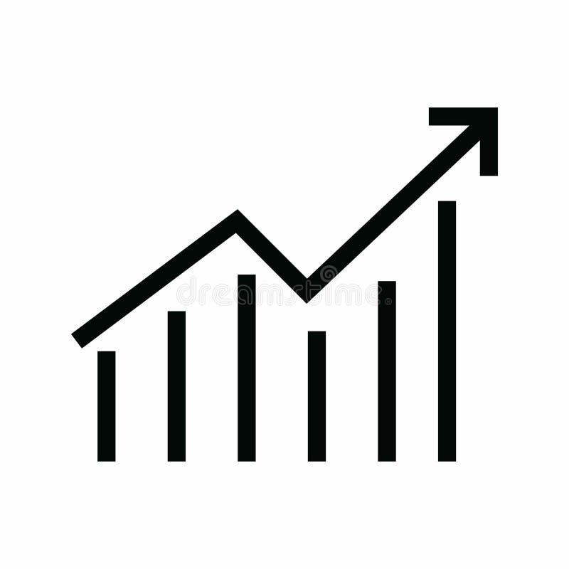 Graphical Representation Icon Vector Stock Vector - Illustration of ...
