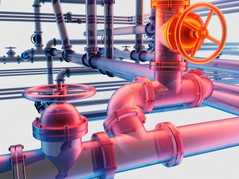 Pipes stock illustration. Illustration of environment - 129759622