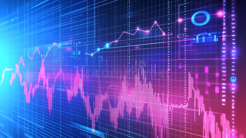 Graphical Representations of a Digital City Skyline Symbolizing ...
