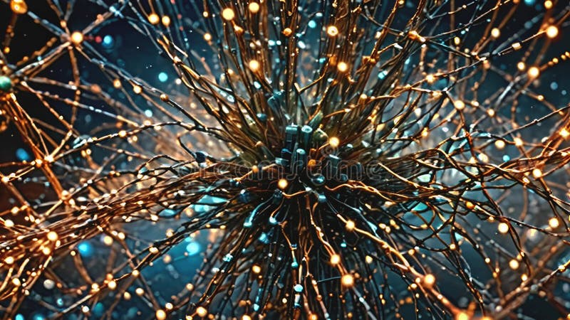 Flashing Golden Lights in a Neural Network, Background for Scientific ...