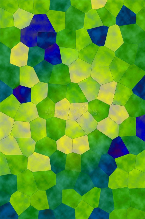 A Graphical Resource from a Bright Cellular Structure. Stock ...