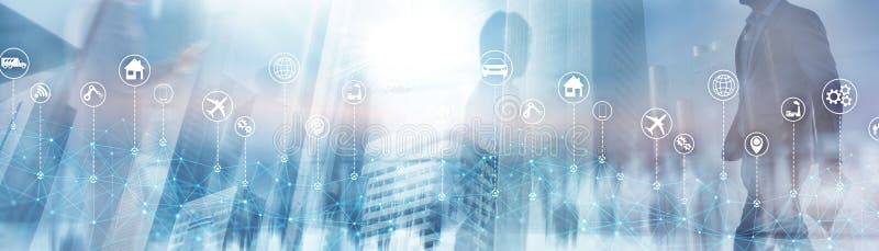 Graphical User Interface Concept. Artificial Intelligence. Internet of ...