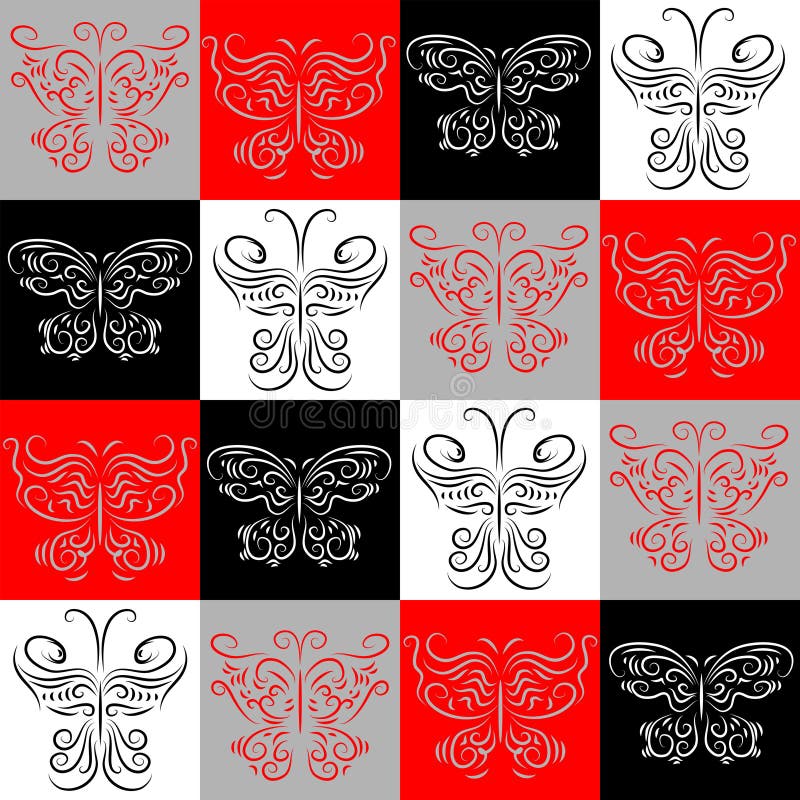 Graphically Stylish Wallpaper with a Beautiful Pat Stock Vector ...