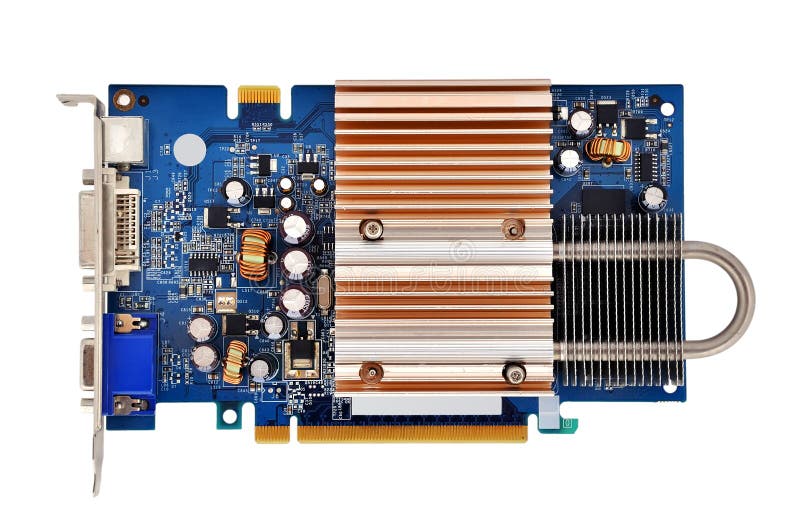 Graphics card stock photo. Image of macro, contemporary - 26348448
