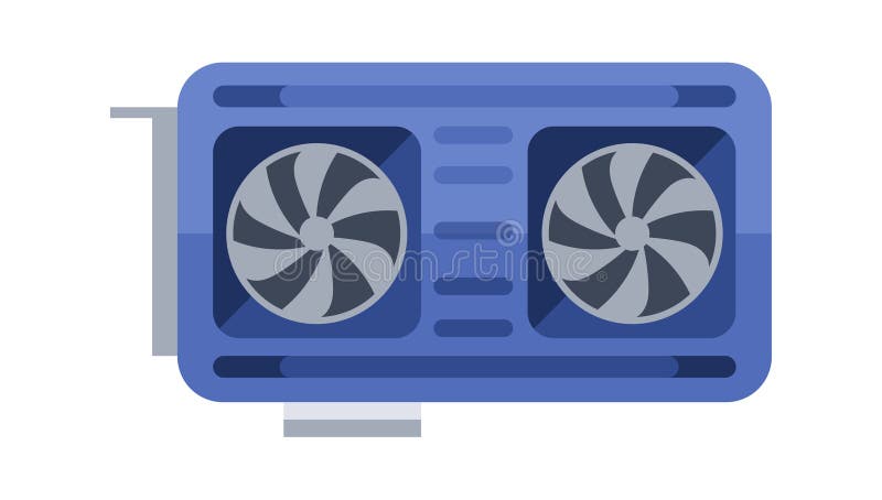 Powerful Graphics Card Cooling System Featuring Dual Fans for Optimal ...