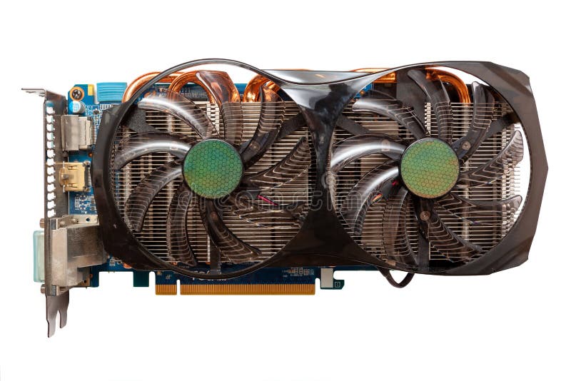Graphics card - GPU stock image. Image of background - 194632419