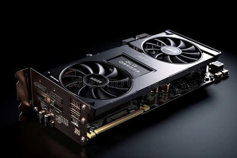 Graphics Card Modern Gaming GPU Graphics Processing Unit Black Stock ... Graphics Card Modern Gaming GPU Graphics Processing Unit Black Stock ...