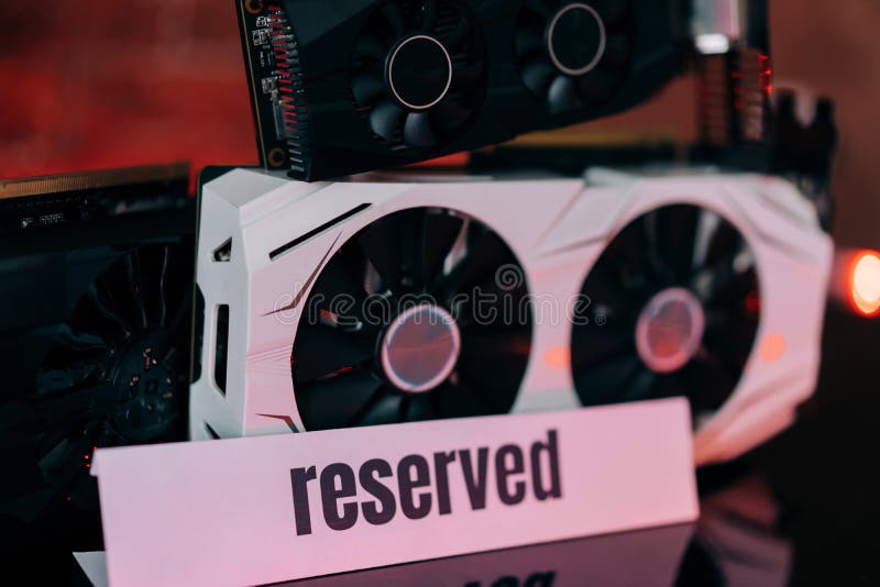 Graphics Cards of Different Sizes and Configurations on Black Table ...