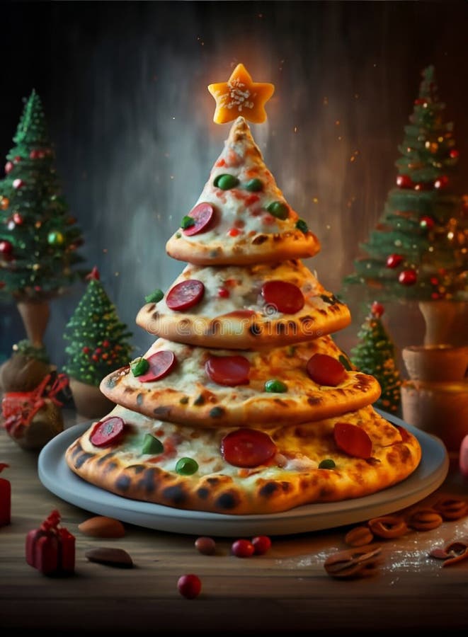 Large Peperoni Pizza on Thin Dough Isolated on White Background Stock ...