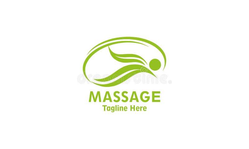 Body Massage Logo Design Vector Stock Vector Illustration Of Company